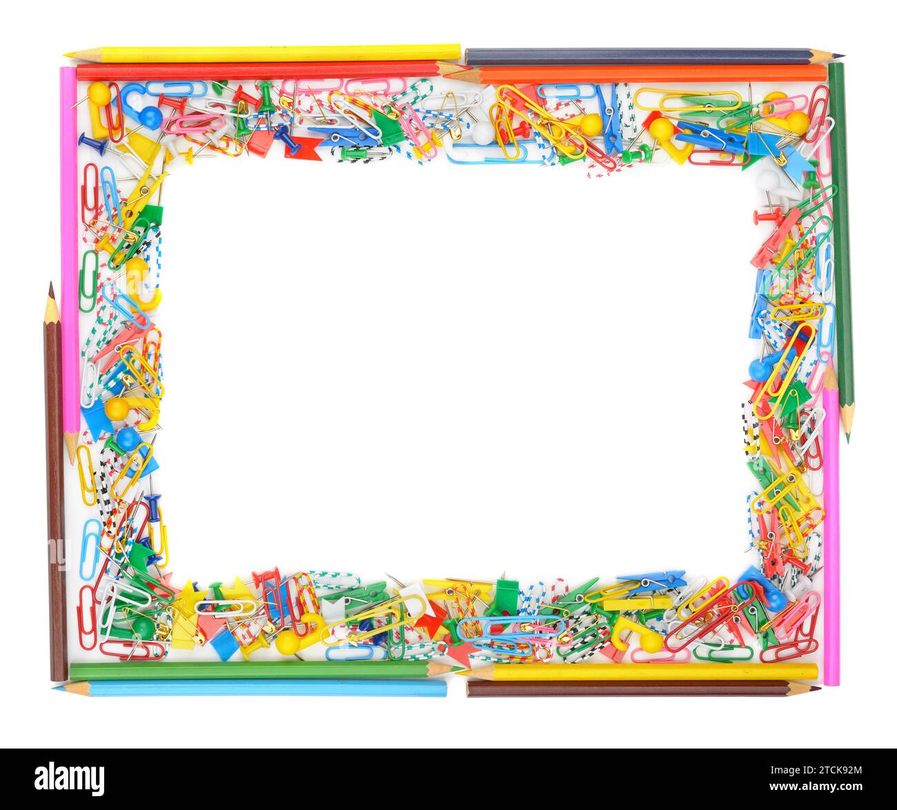 Office stationery border hi-res stock photography and images - Alamy