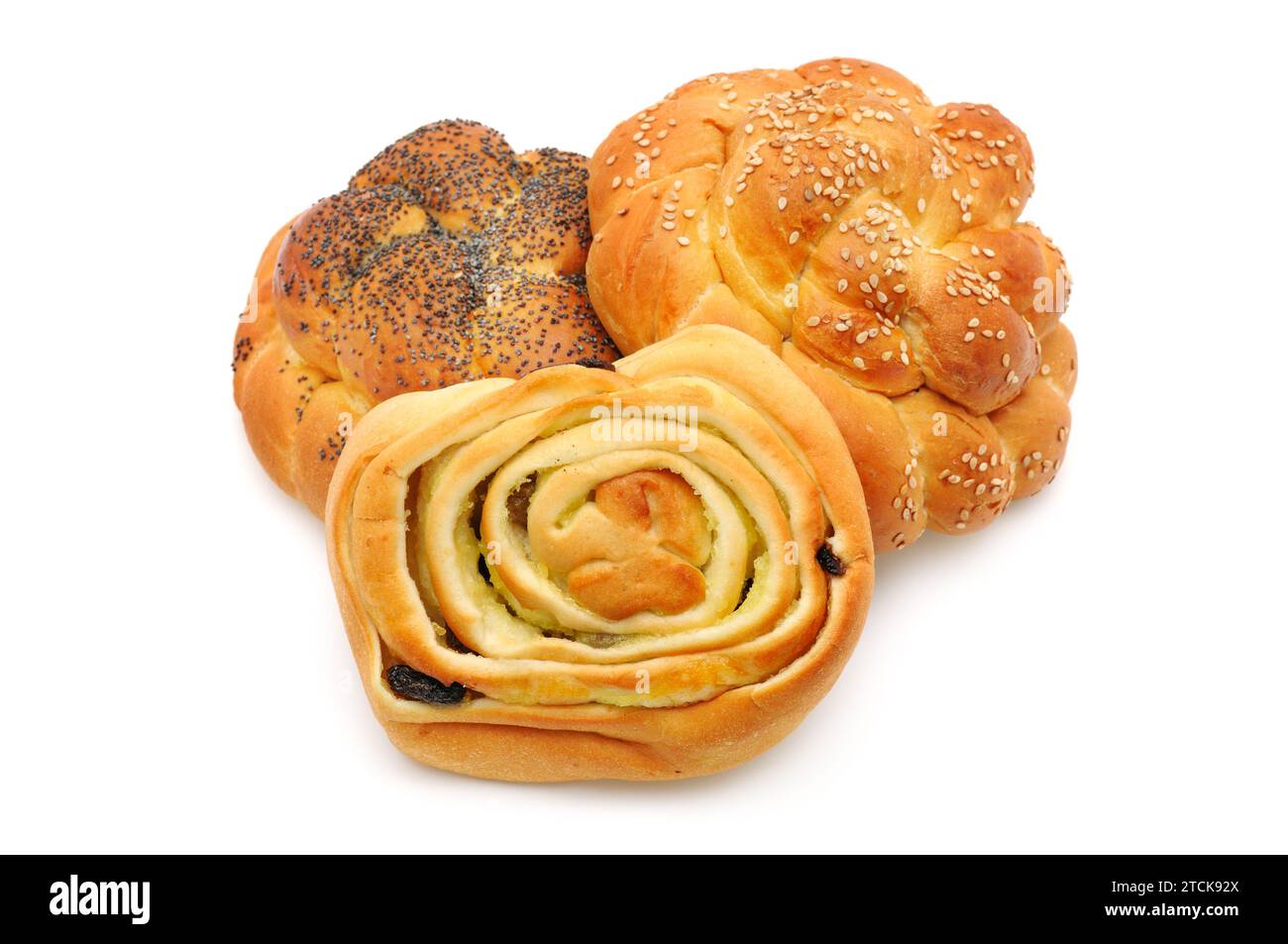 Soft poppy seed buns Cut Out Stock Images & Pictures - Alamy