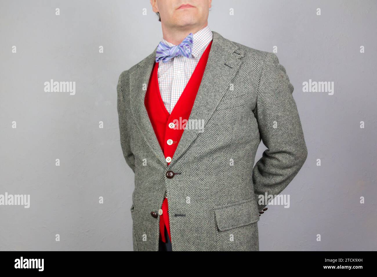 Elegant tweed jacket and vest hi-res stock photography and images - Alamy