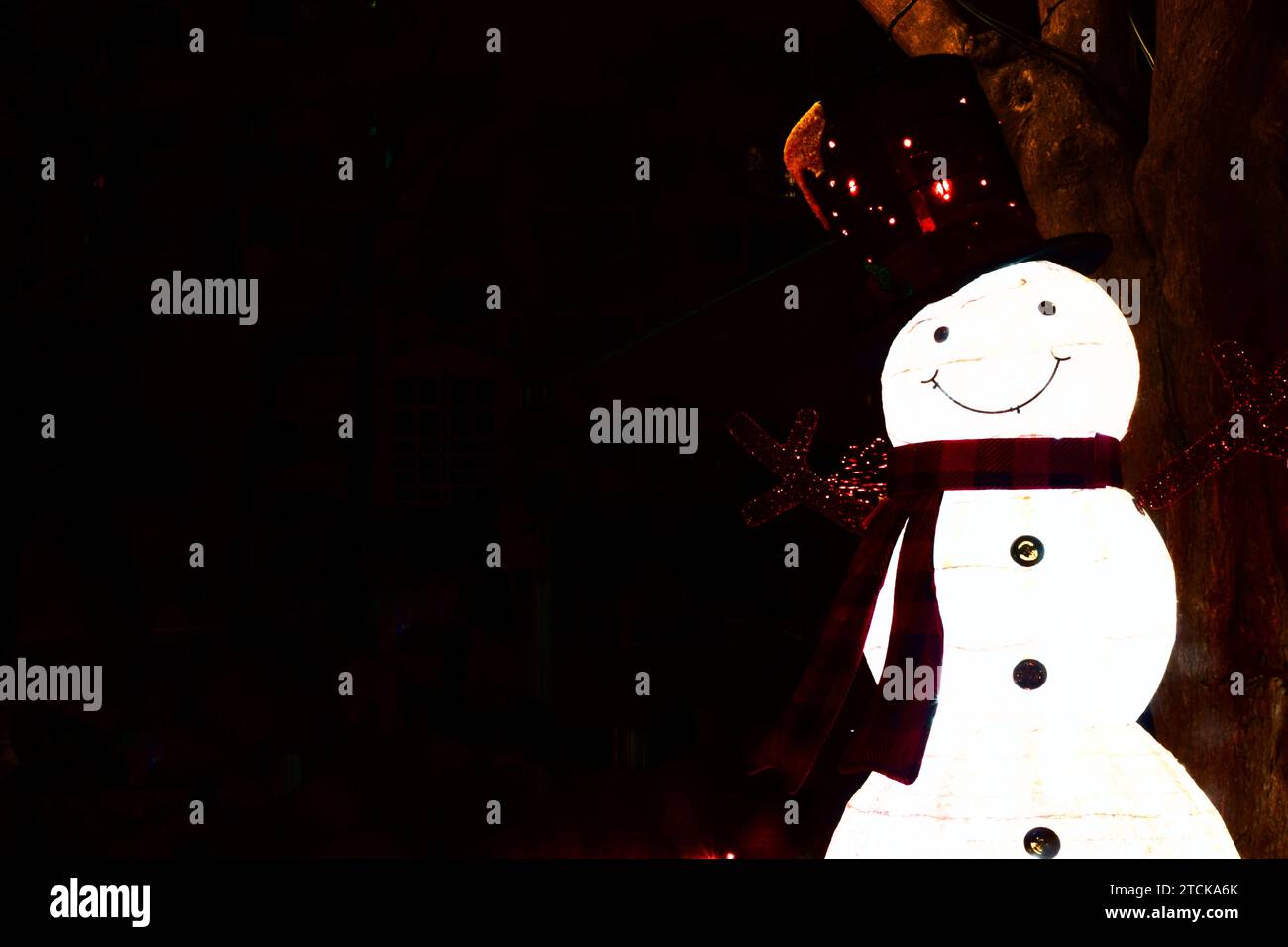 Snowman tree hands hi-res stock photography and images - Alamy
