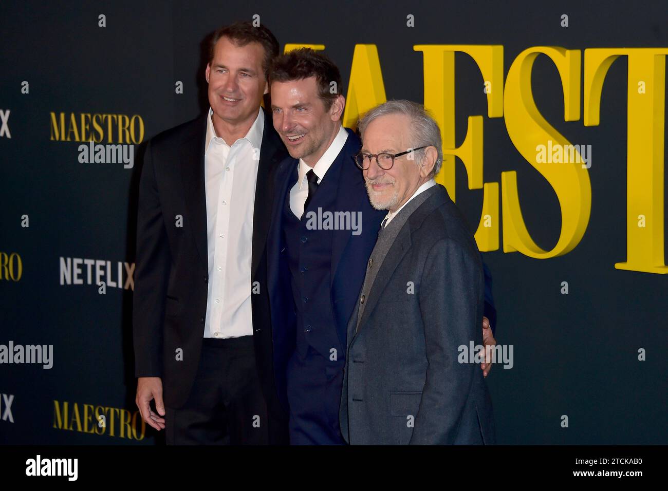 Scott Stuber, Bradley Cooper und Steven Spielberg beim Special ...