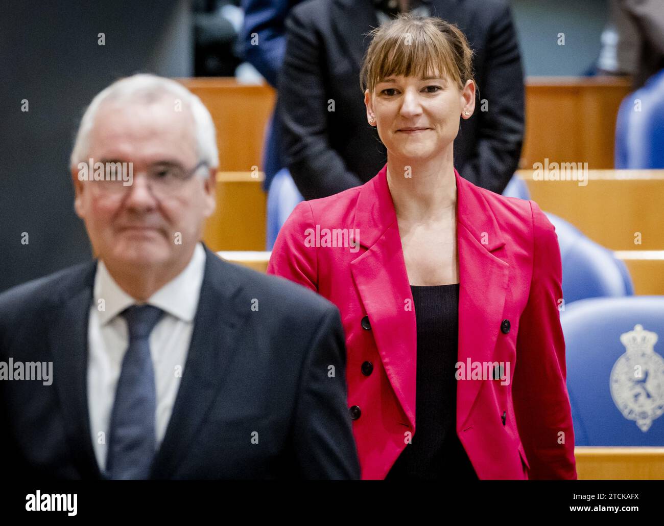 The Hague, Netherlands. 13 December, 2023. Sarah Dobbe (SP) during her ...