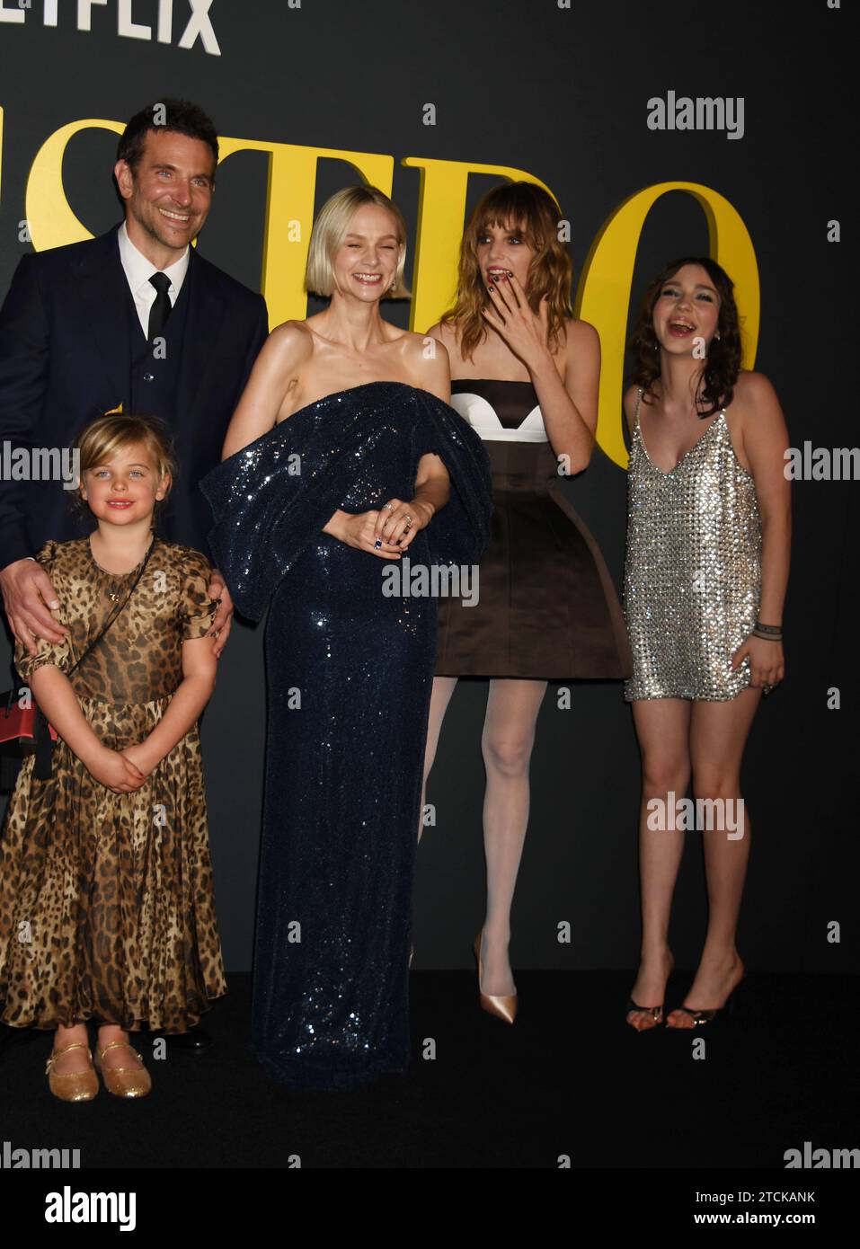 LOS ANGELES, CALIFORNIA - DECEMBER 12: (L-R) Bradley Cooper, Lea De ...