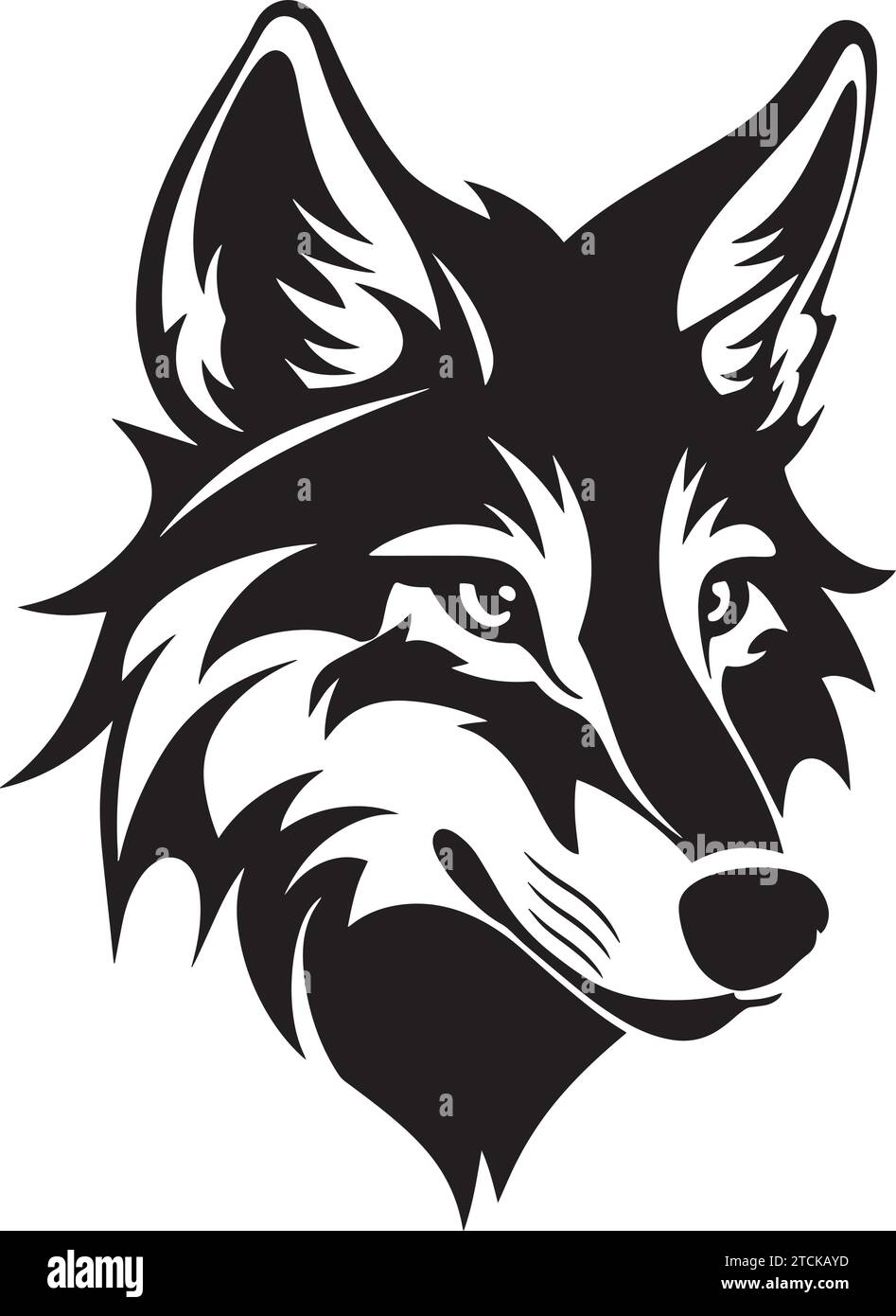 Fox vector logo Cut Out Stock Images & Pictures - Alamy
