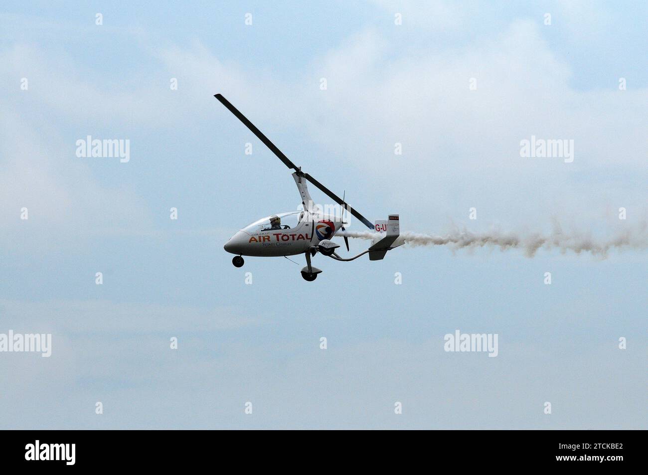 Autogyro at Wales National Airshow 2015, Swansea Bay Stock Photo - Alamy