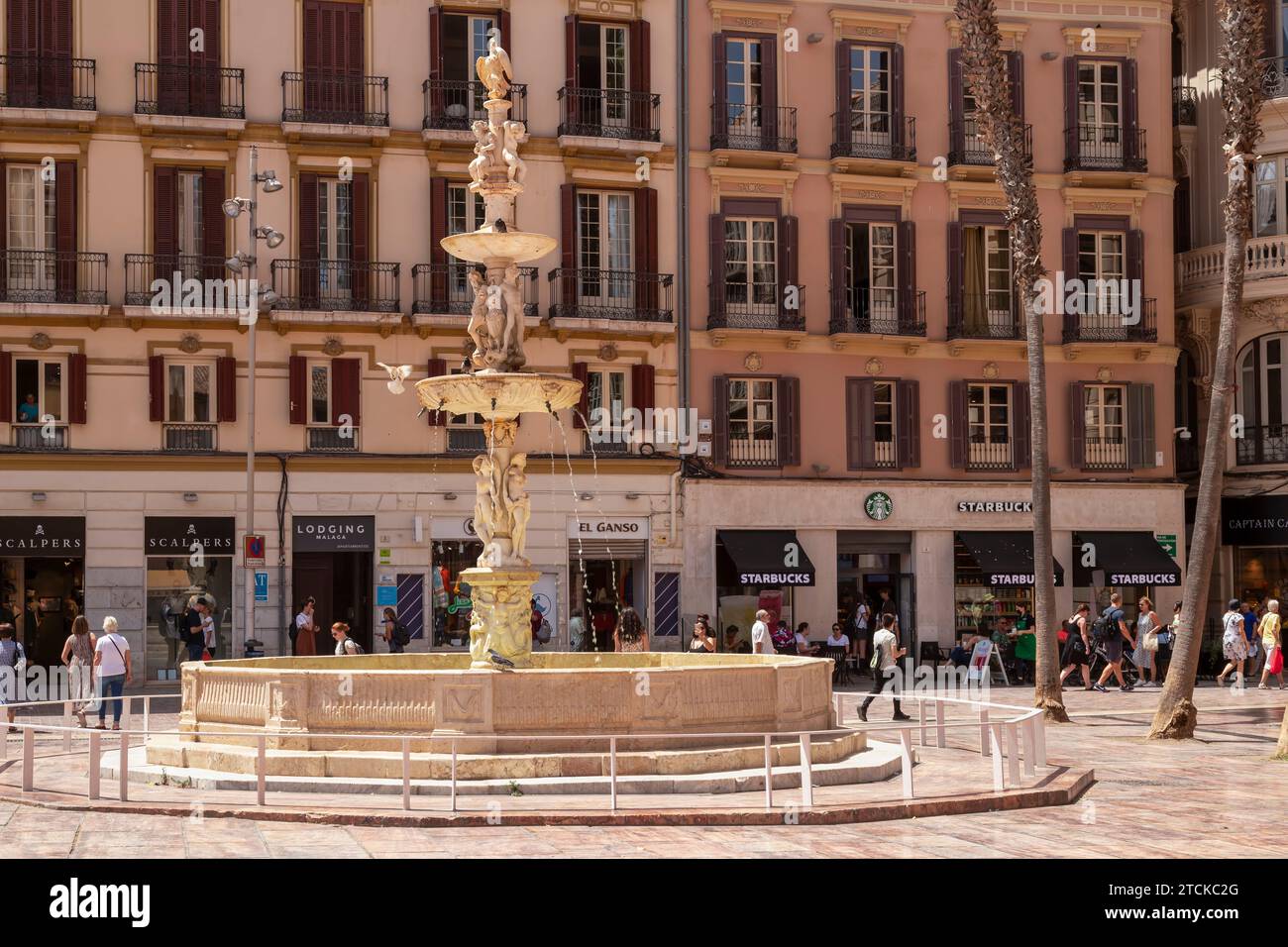 16th century marble fountain - Genoa Fountain, in Renaissance style ...