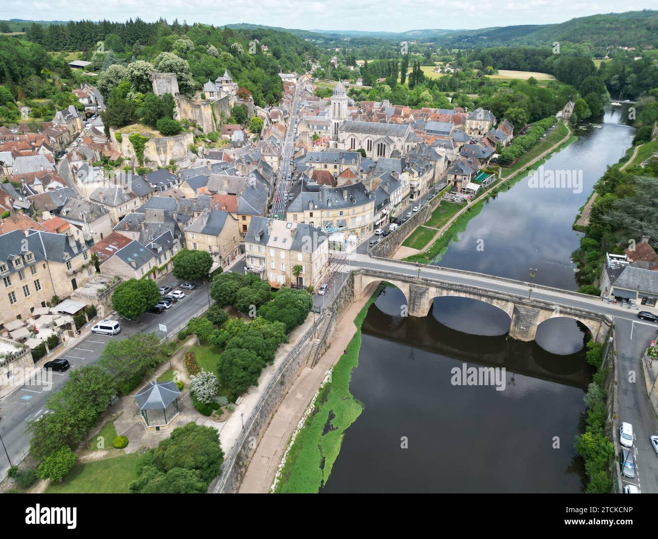 La Roque St. Christophe France drone , aerial , view from air Stock ...