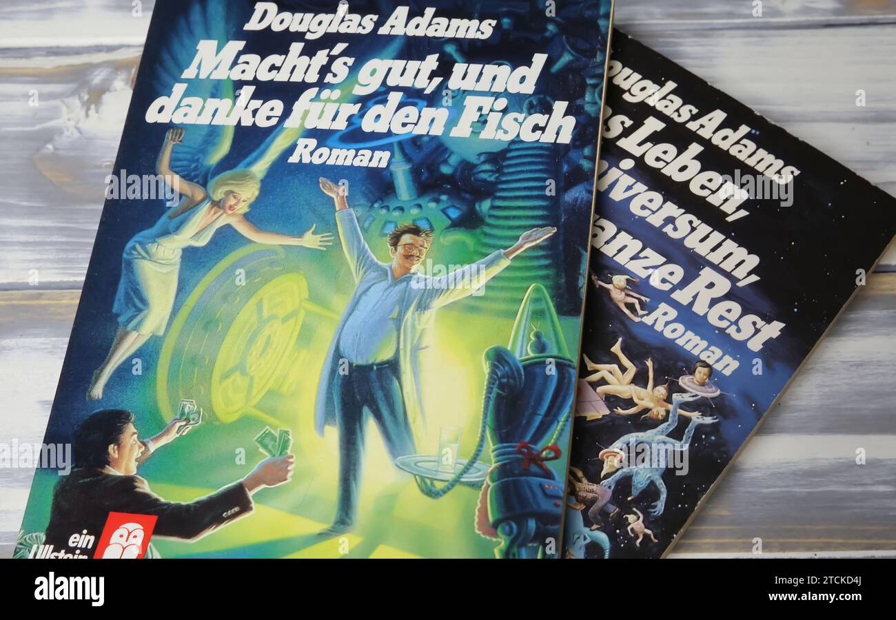 Douglas adams, books hi-res stock photography and images - Alamy