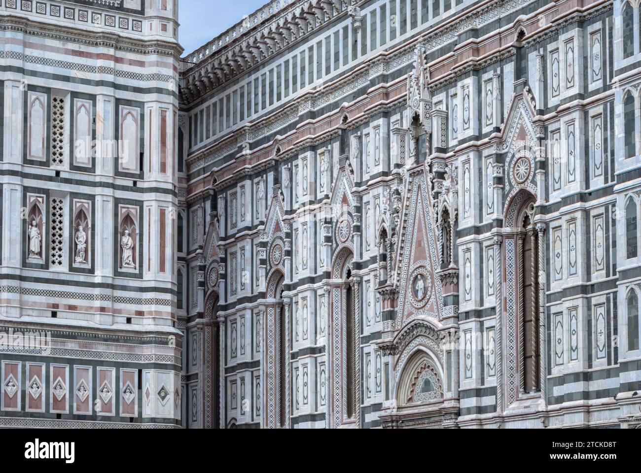 Details of the walls of Cathedral of Saint Mary of the Flower, Firenze ...