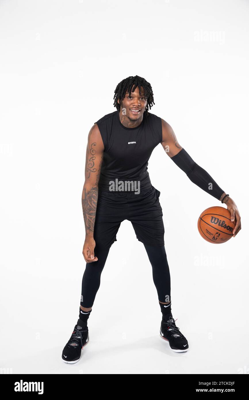 Robert Williams III #44 of the Boston Celtics poses during 2021 Media ...