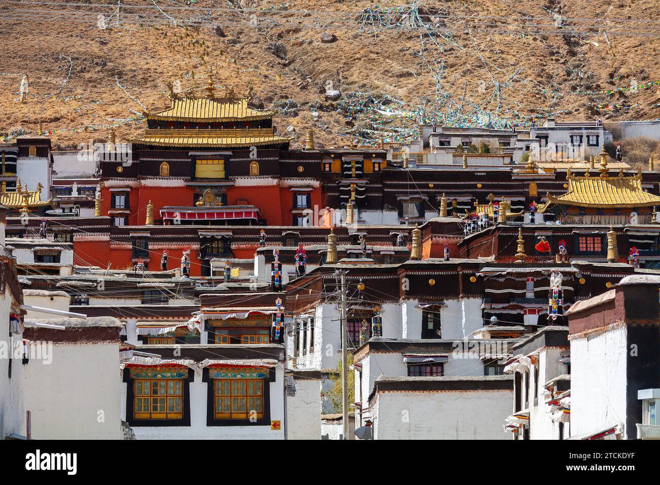 Tashi-Lhunpo Monastery, Shigatse, Tibet, China Stock Photo - Alamy