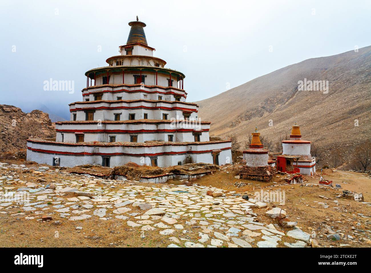 Great stupa of jonang hi-res stock photography and images - Alamy