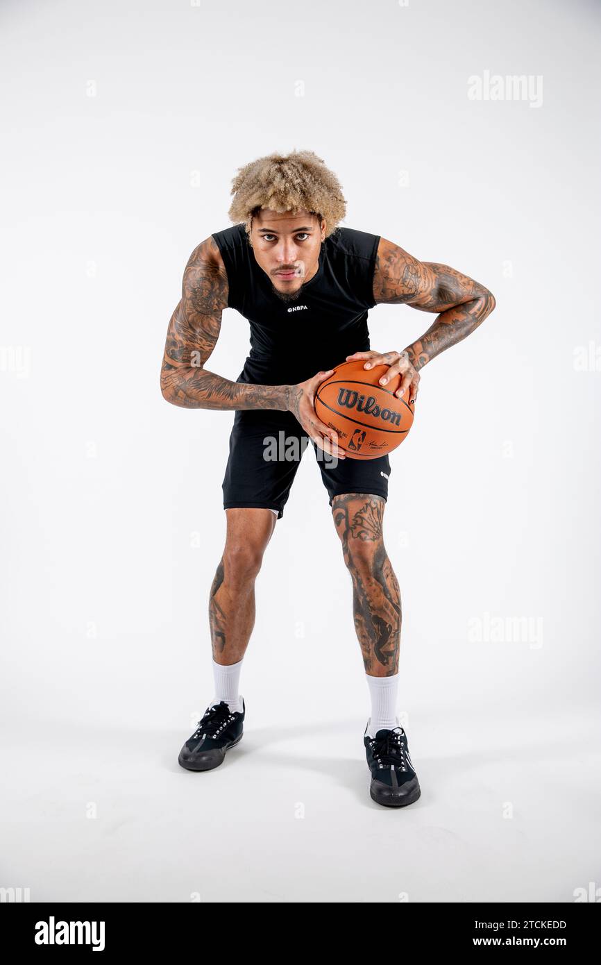 Kelly Oubre Jr of the Charlotte Hornets poses for a portrait on ...