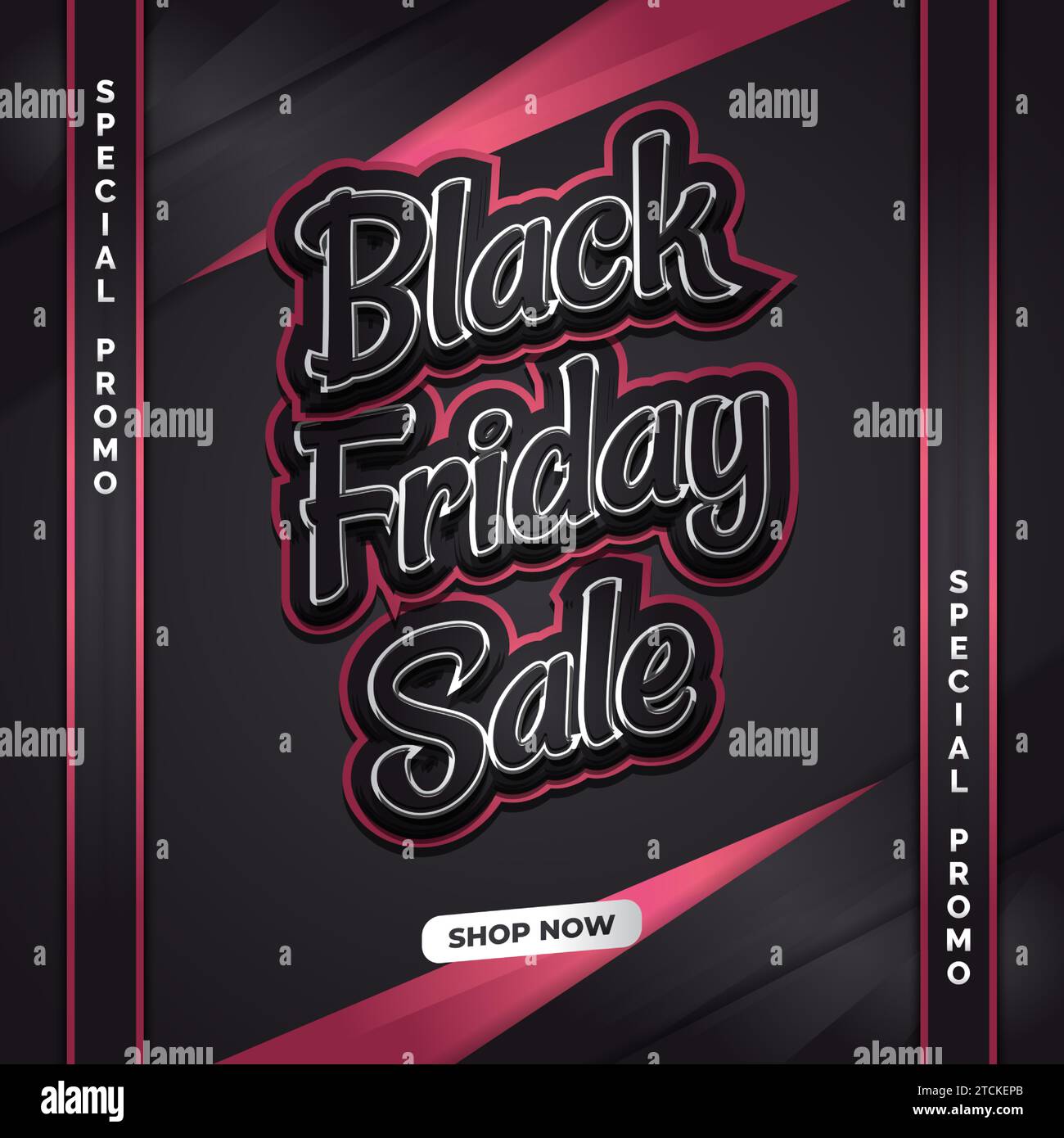 Black friday lettering in Stock Vector Images - Alamy