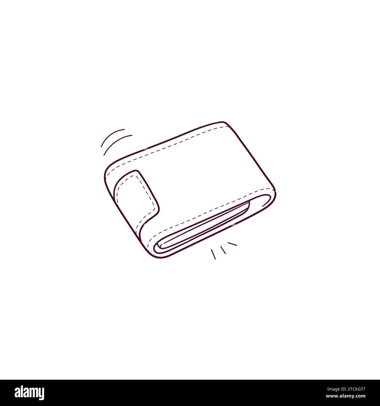 Dollar bill doodle sketch Cut Out Stock Images & Pictures - Alamy