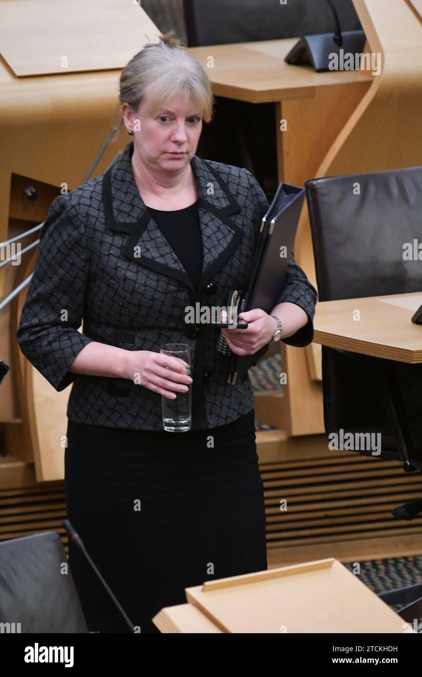 Edinburgh Scotland, UK 13 December 2023. Deputy First Minister Shona ...