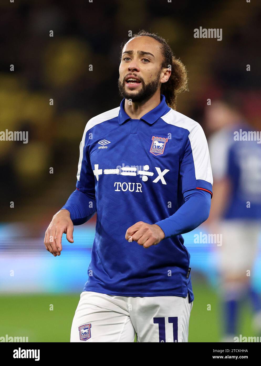 Watford, UK. 12th Dec, 2023. Marcus Harness of Ipswich during the Sky ...