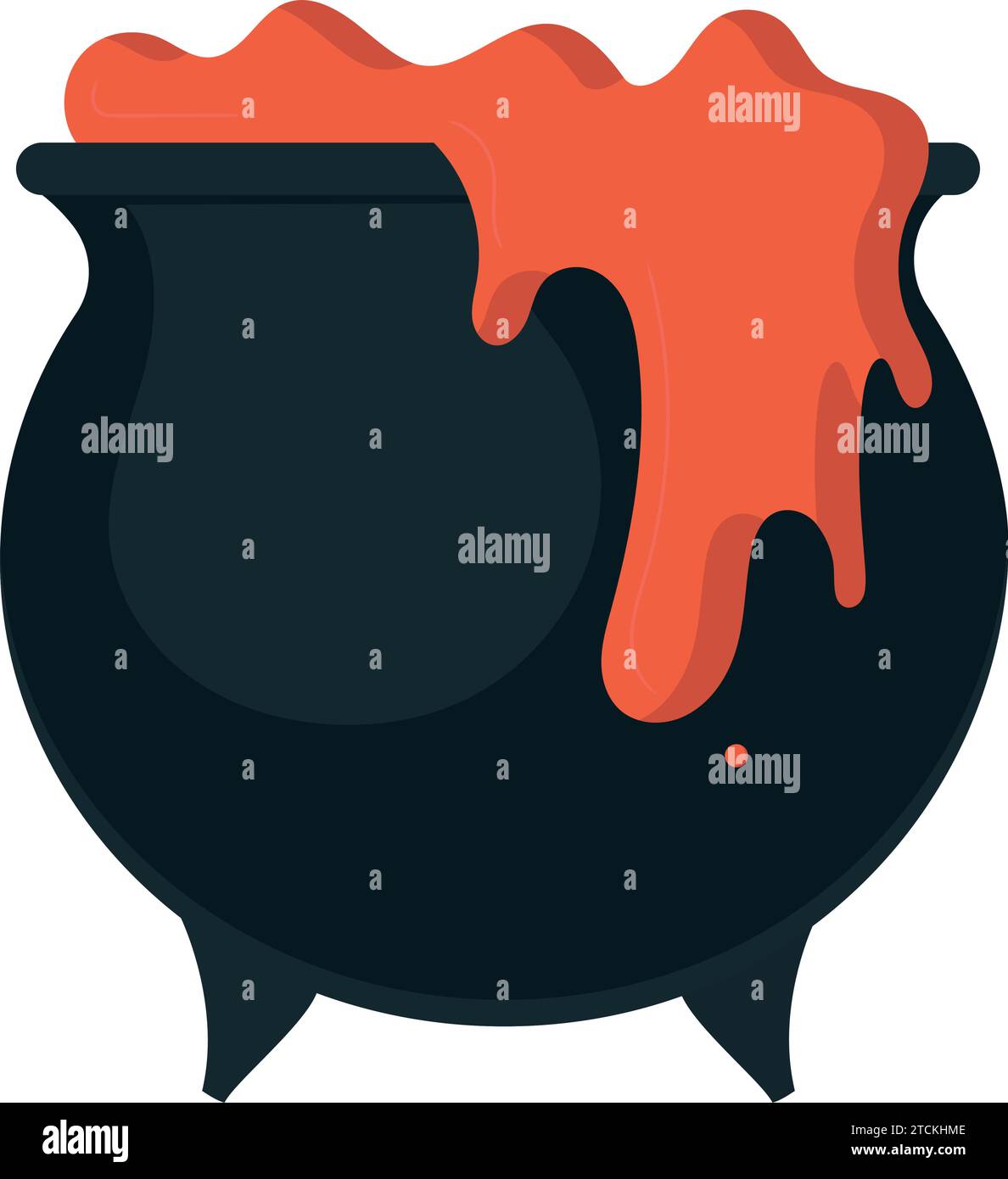Isolated colored halloween witch cauldron icon Vector Stock Vector ...