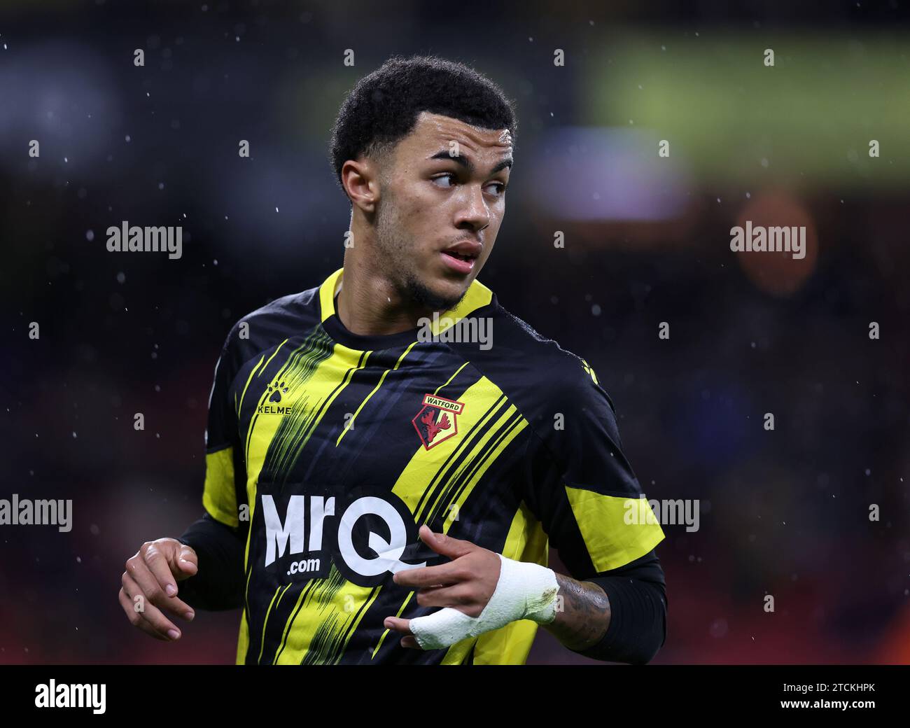 Watford, UK. 12th Dec, 2023. Ryan Andrews of Watford during the Sky Bet ...