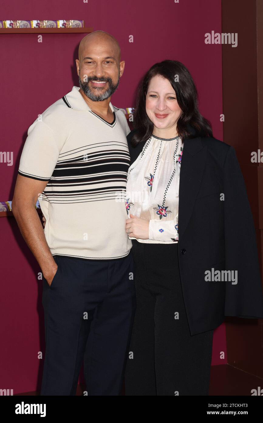 Keegan-Michael Key, Elle Key 12/10/2023 "Wonka" Los Angeles premiere ...