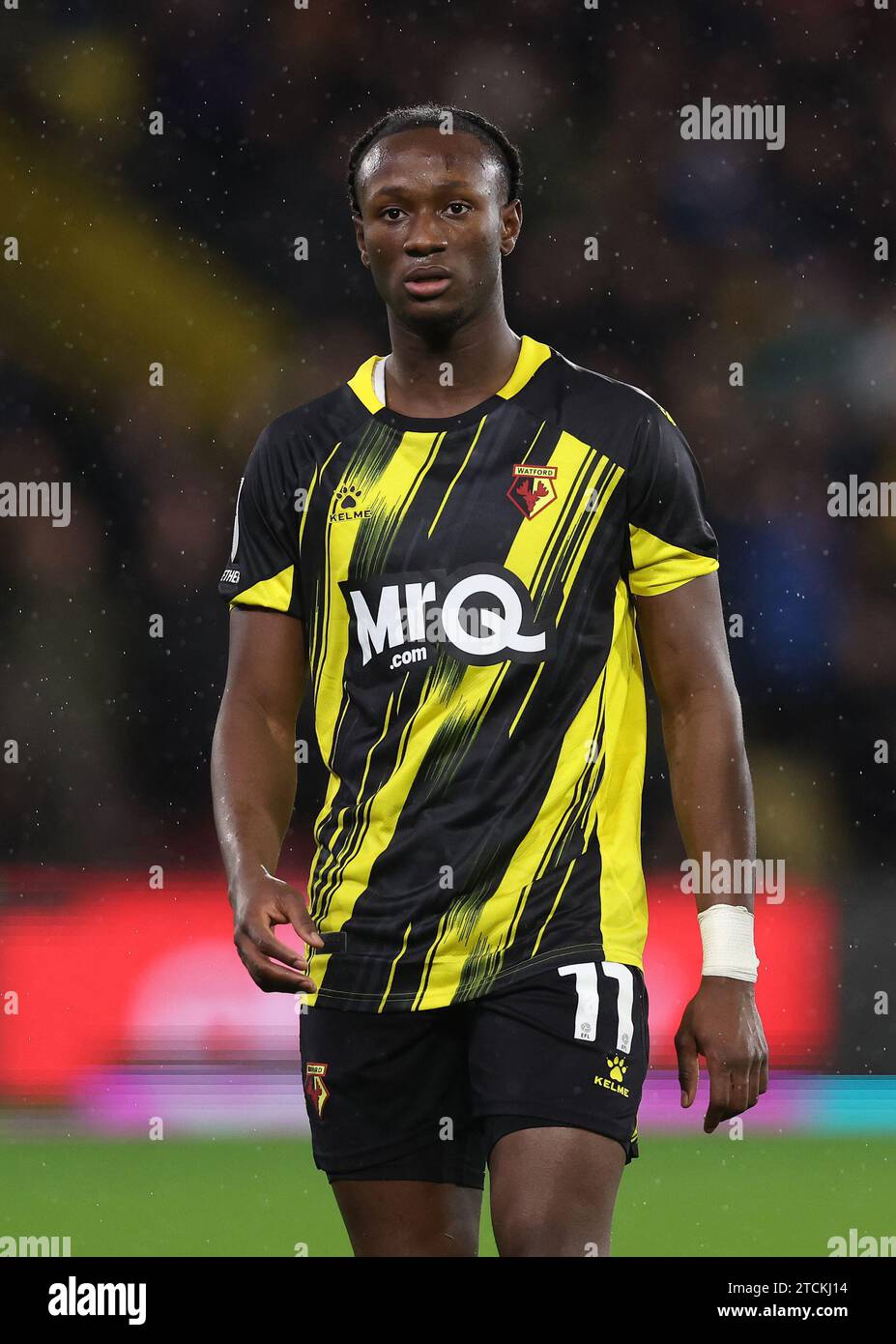 Watford, UK. 12th Dec, 2023. Ismael Kone of Watford during the Sky Bet ...