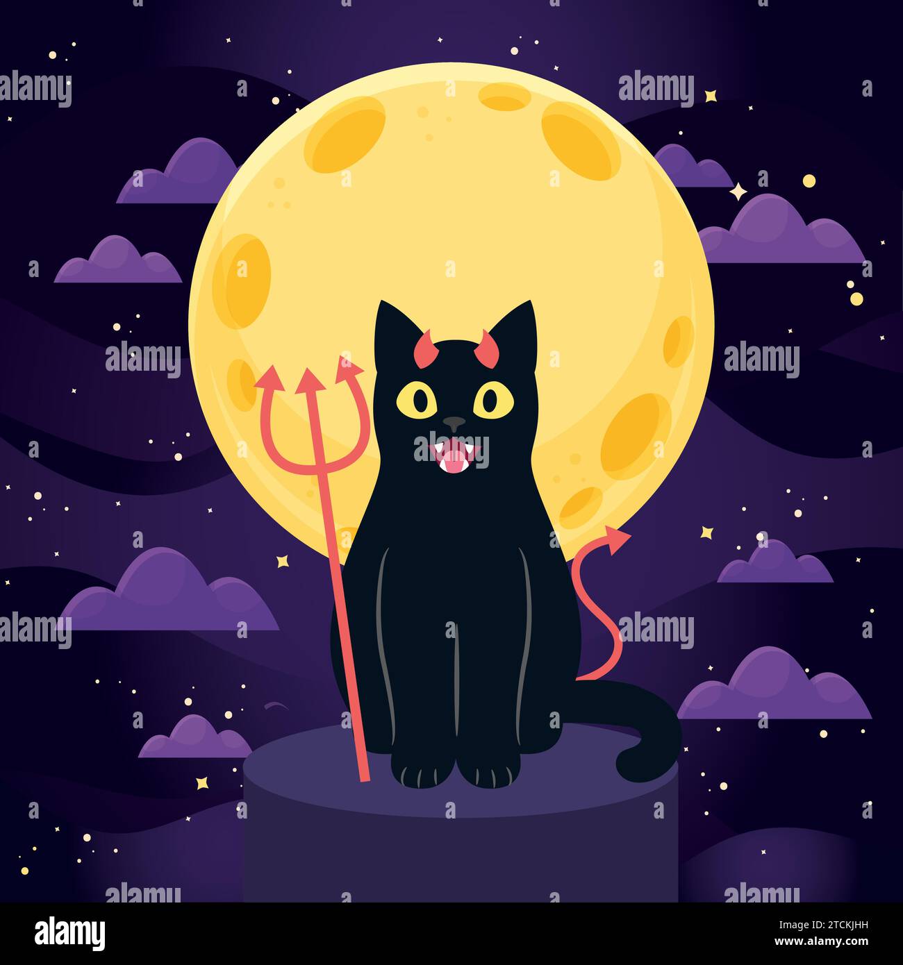 Devil cat hi-res stock photography and images - Alamy