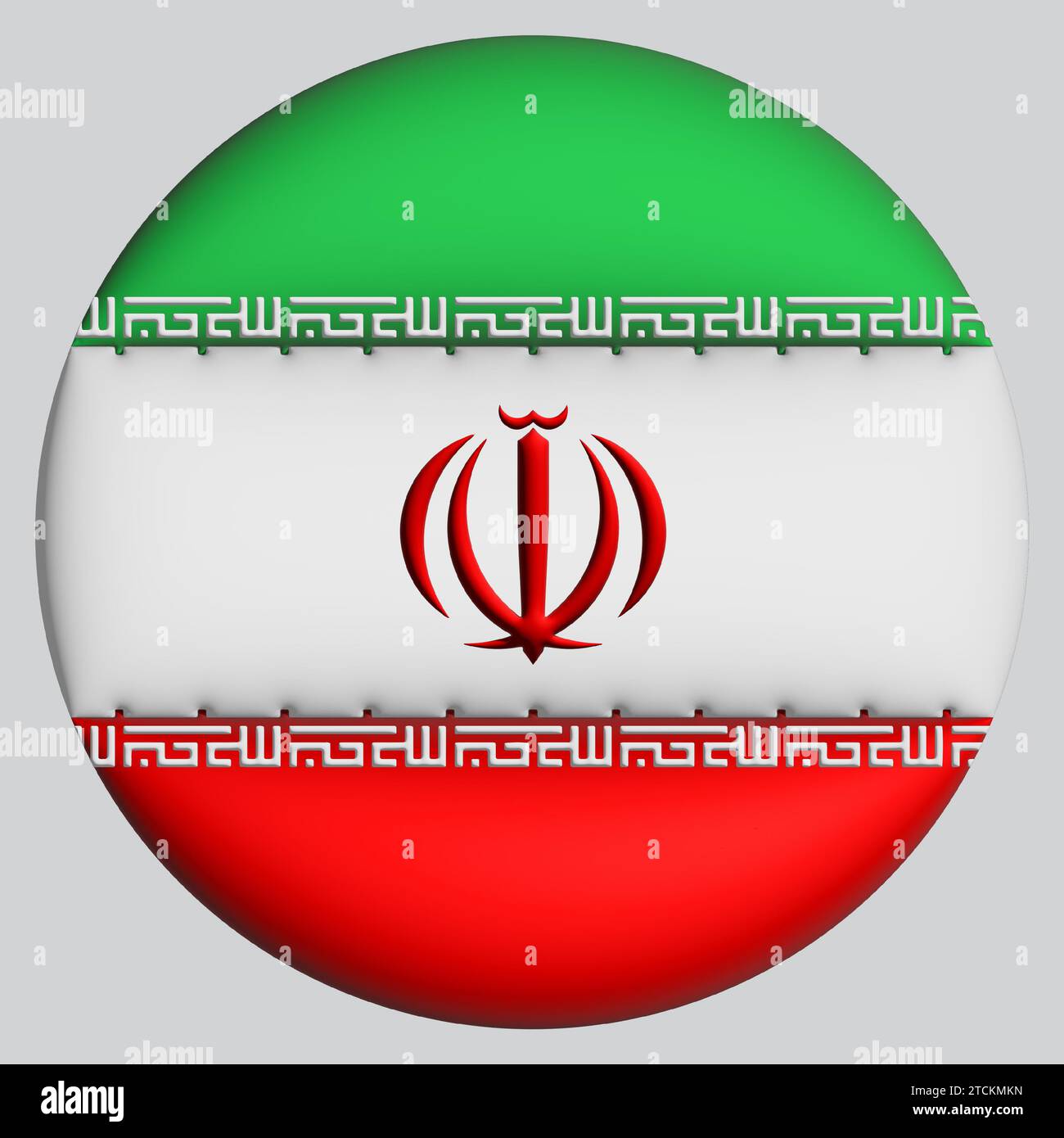3D Flag of Iran on a avatar circle background Stock Photo - Alamy
