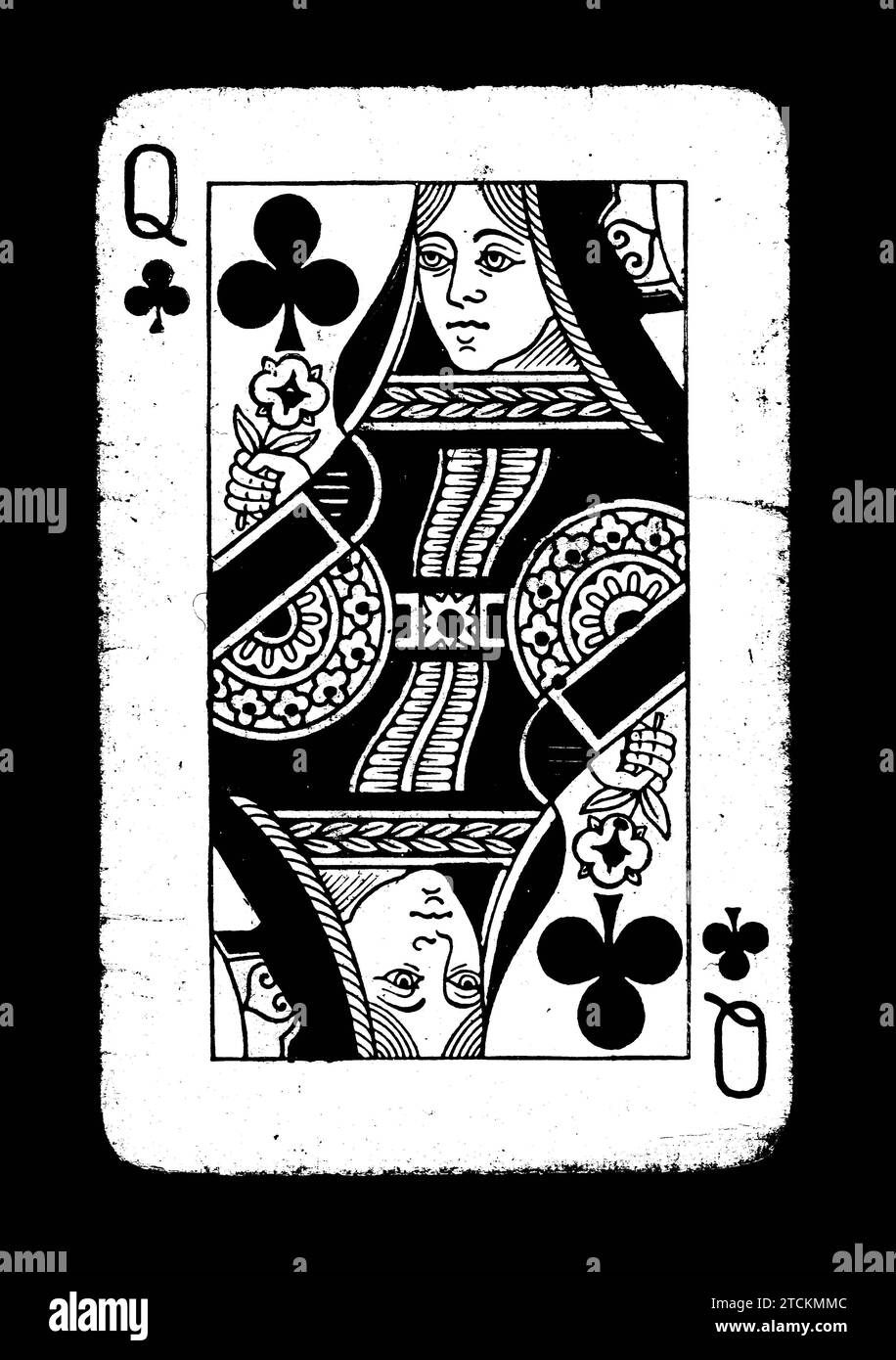 Queen Card Black And White Black Queen Of Hearts Blackjack Cards Poker