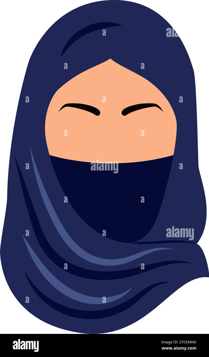 Isolated abstract female traditional arab character Vector Stock Vector ...
