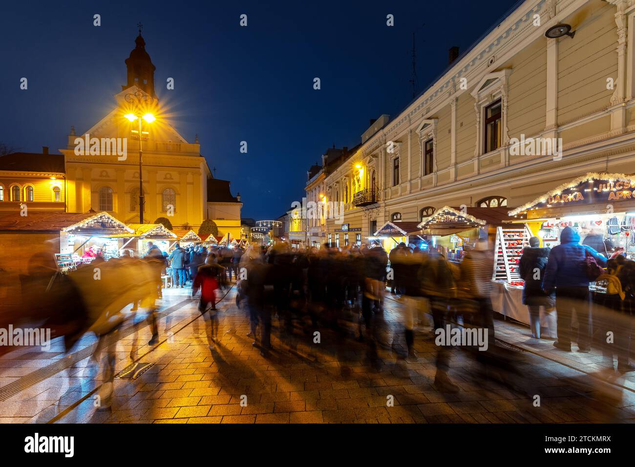 Europe, Hungary, Pecs city, Amazing christmas market in South Hungary ...