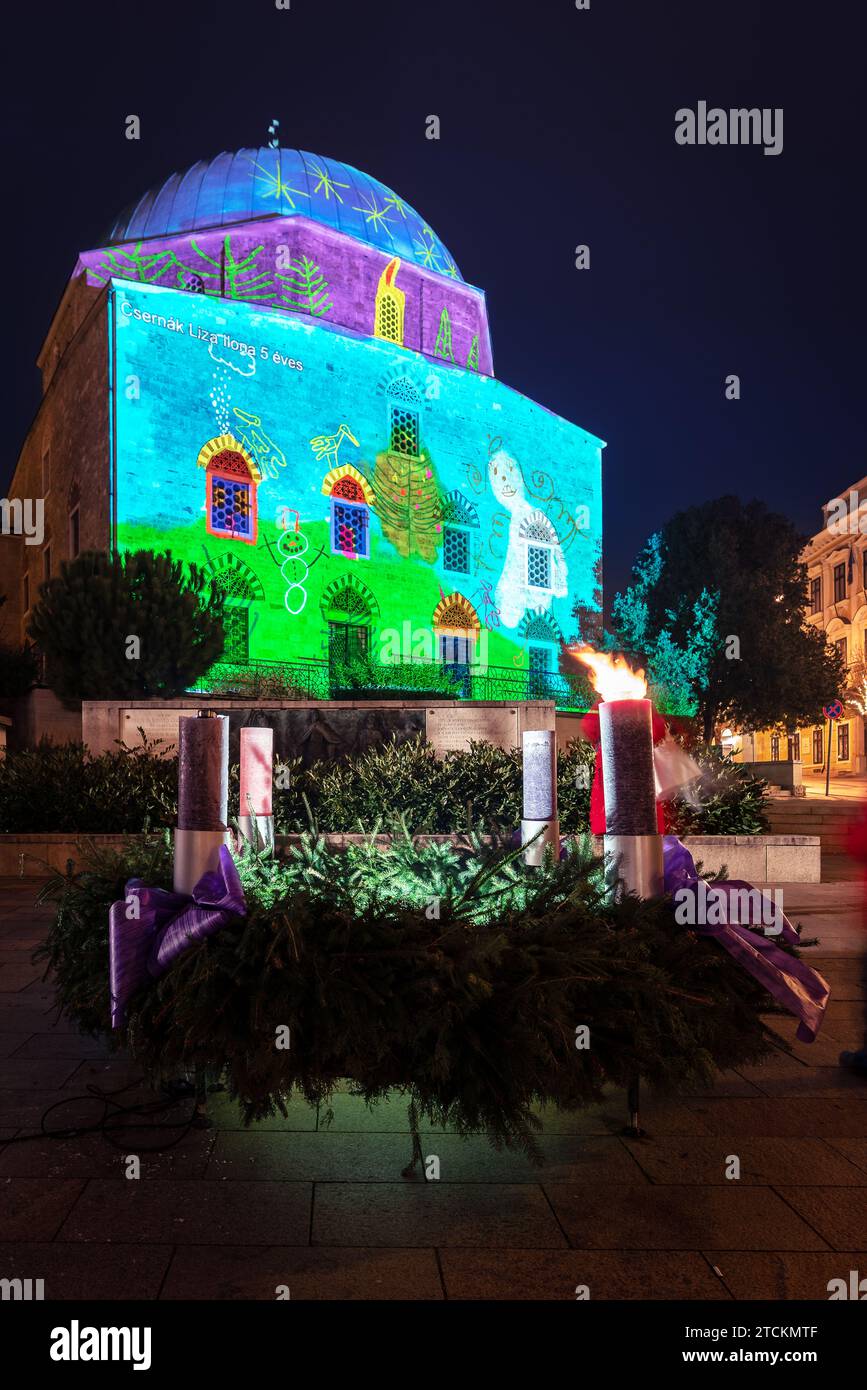 Europe, Hungary, Pecs city, Amazing christmas market in South Hungary ...