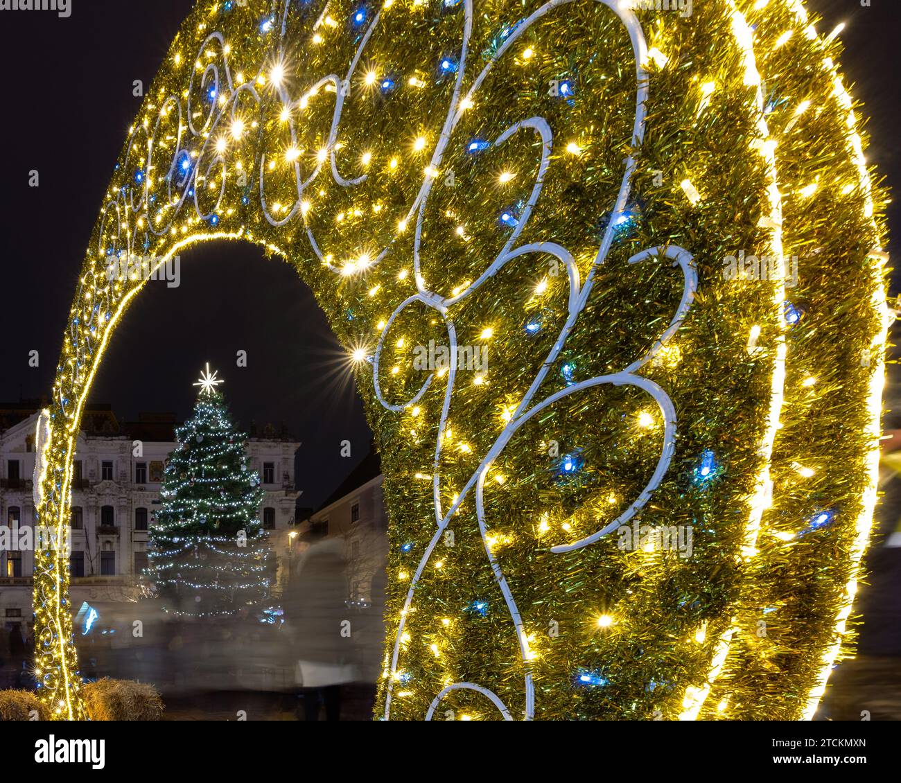 Europe, Hungary, Pecs city, Amazing christmas market in South Hungary ...