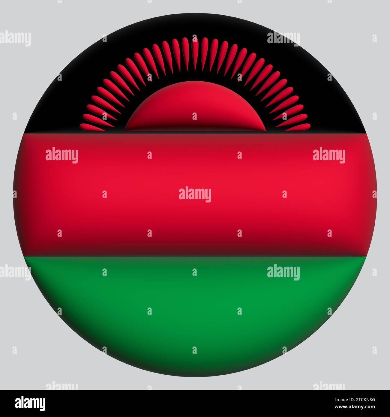 3D Flag of Malawi on a avatar circle background Stock Photo - Alamy