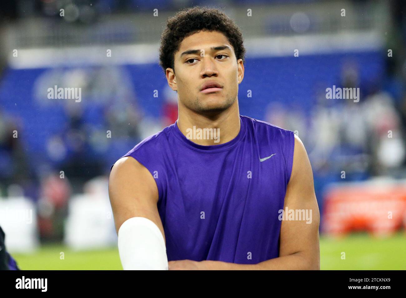 Baltimore Ravens safety Kyle Hamilton (14) pictured after an NFL ...