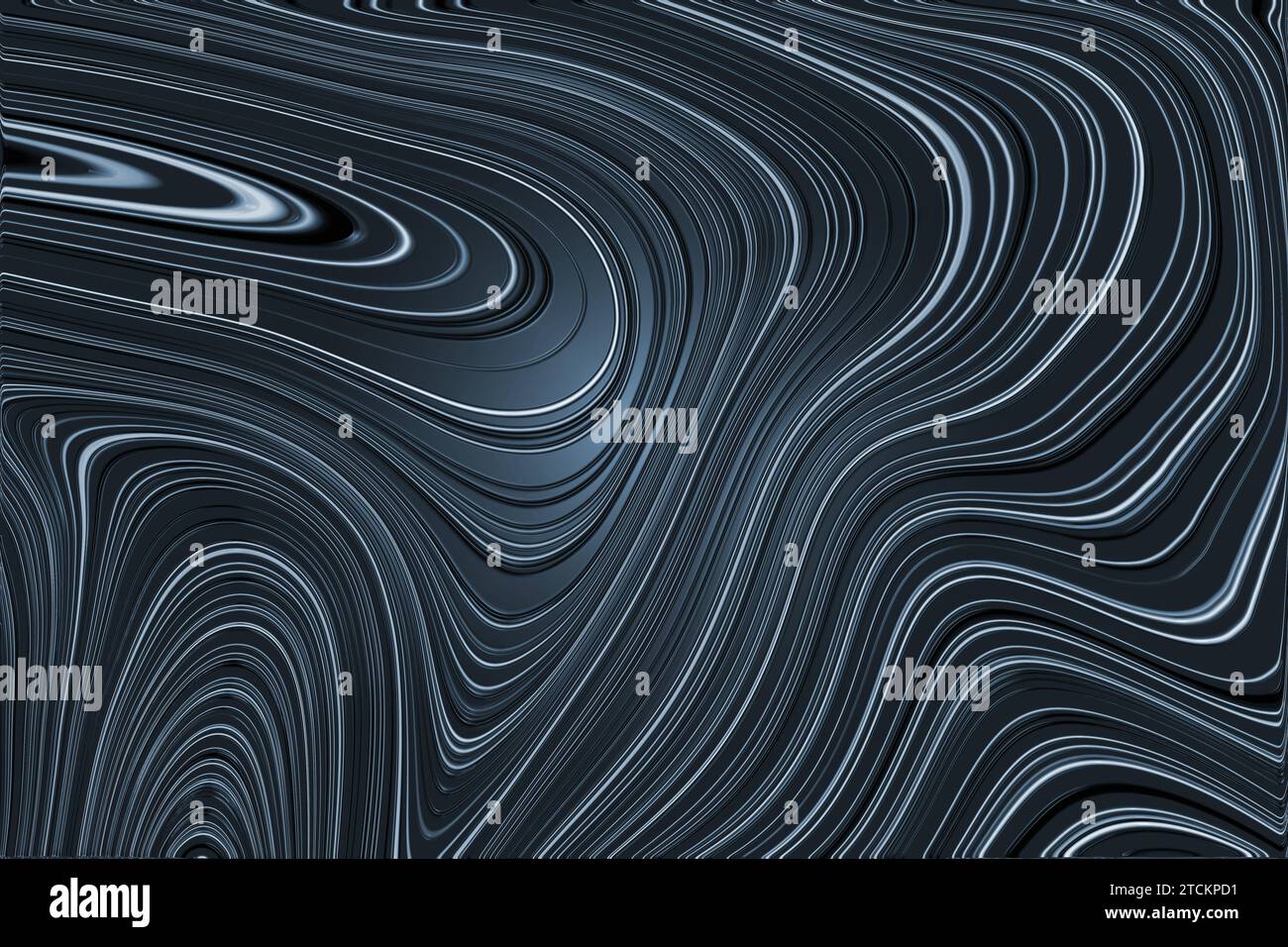 A black and grey wavy pattern is illustrated with geometric lines and ...