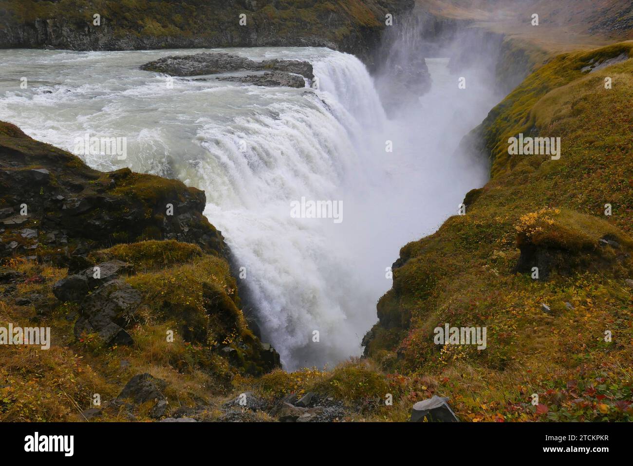 Gullfloss waterfall iceland hi-res stock photography and images - Alamy