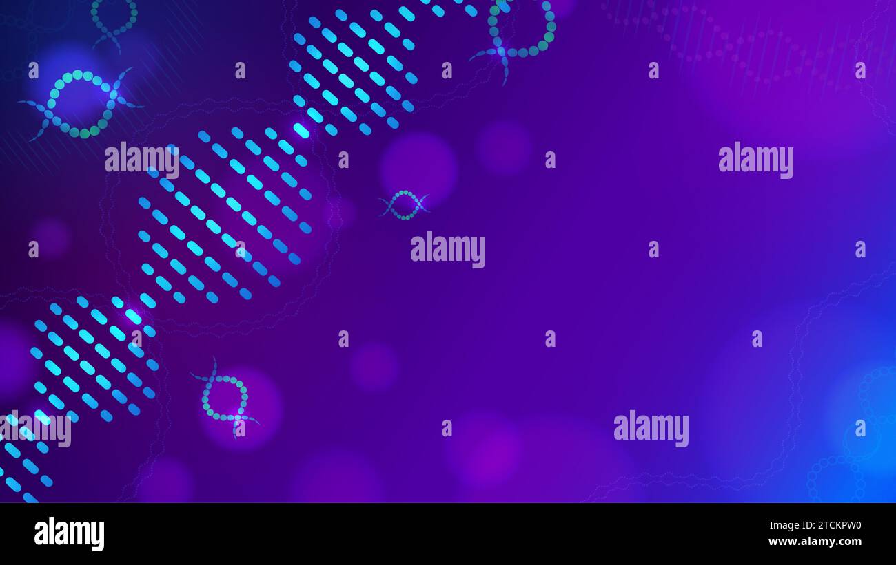 Dna abstract background. Biochemistry spiral banner. Human genetic code ...