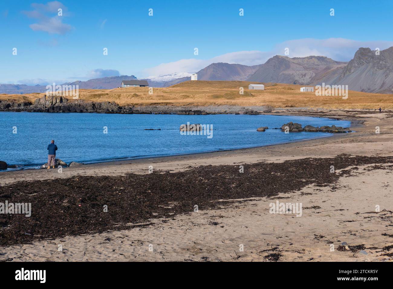 Iceland, Snæfellsnes Peninsula National Park, Ytri Tunga seal beach ...