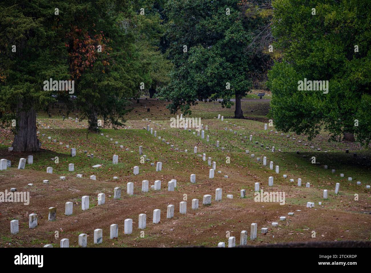 Photo of headstones of Civil War veterans from the Union side Stock ...