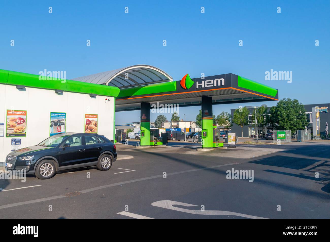 Hanau, Germany - June 25, 2023: Hem gas station Stock Photo - Alamy