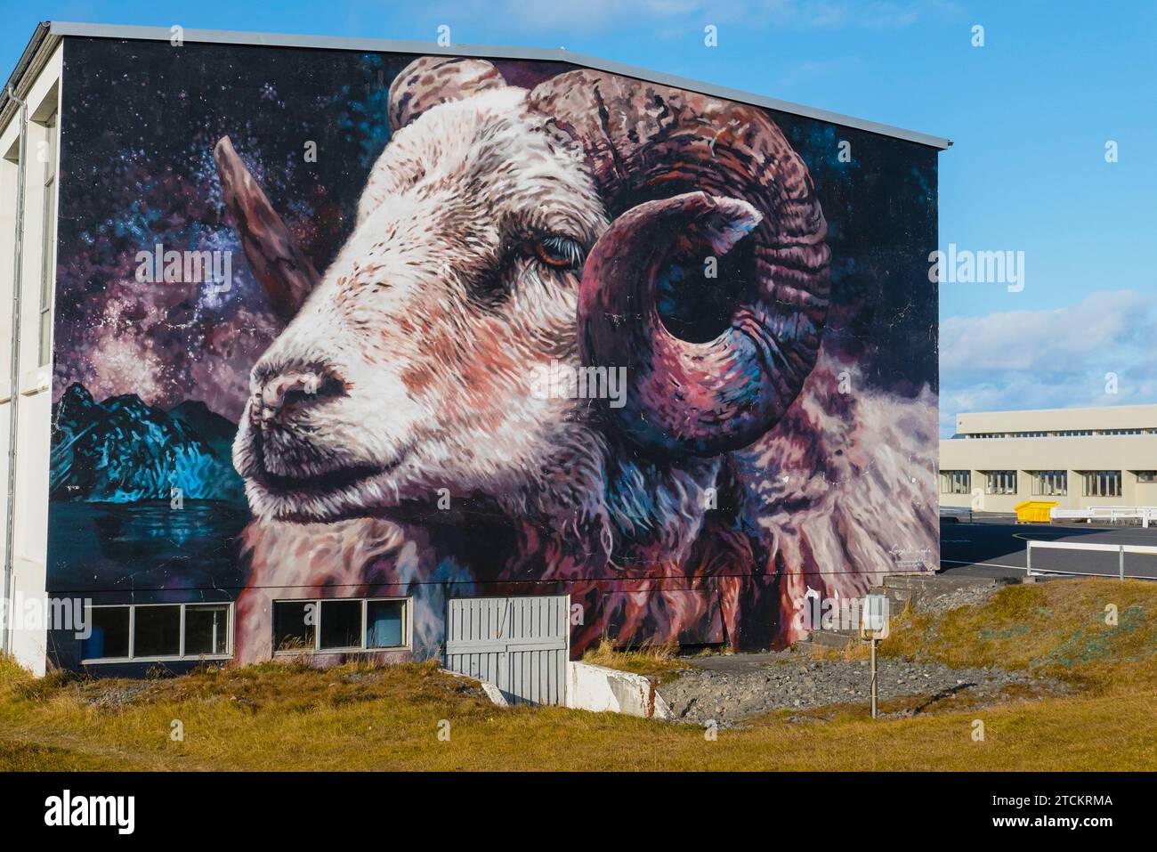 Iceland, Snæfellsnes Peninsula National Park, Hellissandur village ...