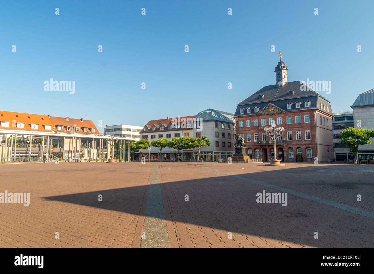 Hanau, Germany - June 25, 2023: The main square of Hanau Stock Photo ...