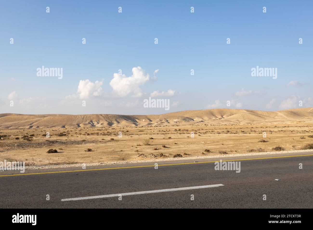 desert view of dry land and sky Stock Photo - Alamy