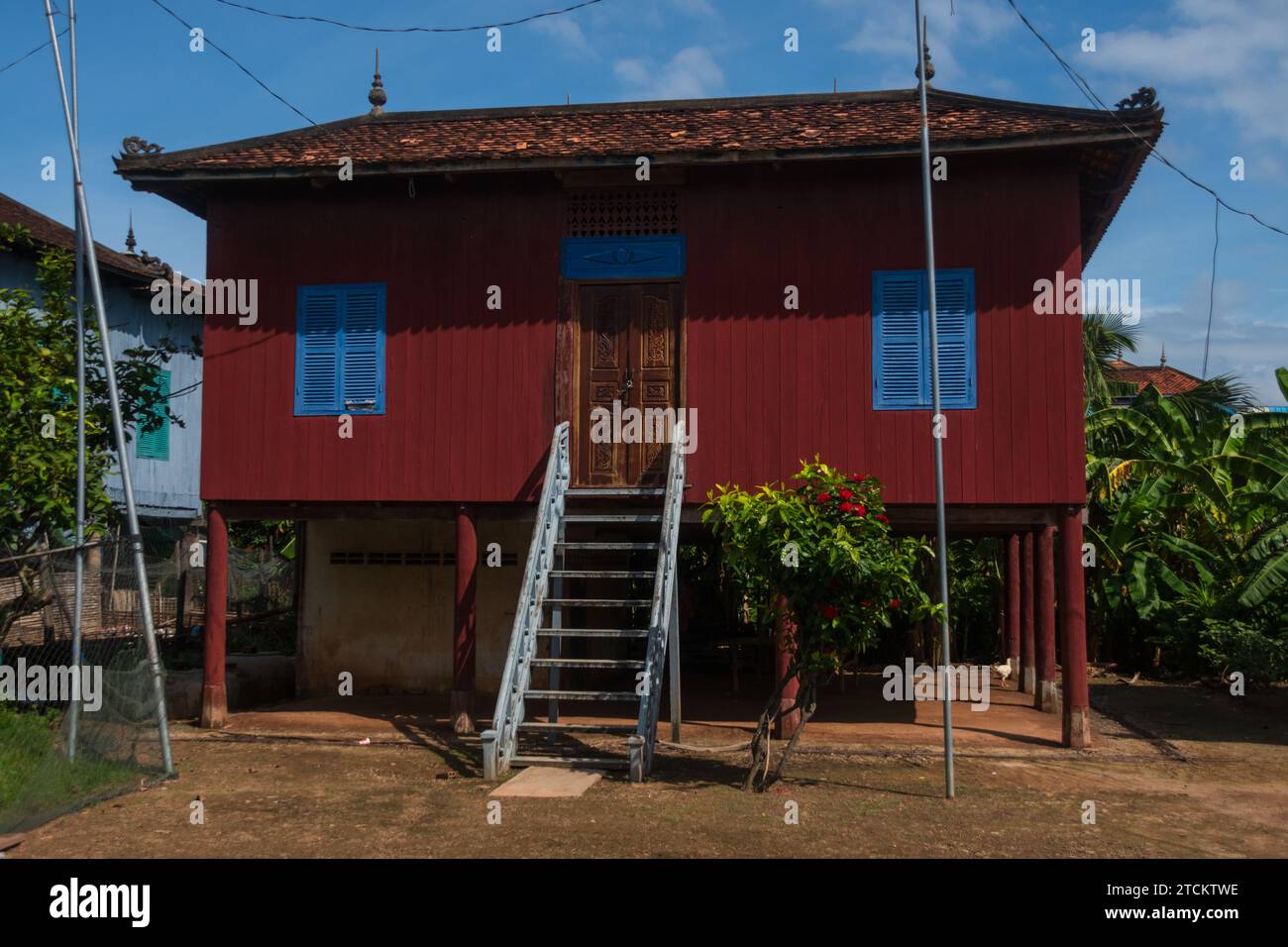 housing in cambodia Stock Photo - Alamy