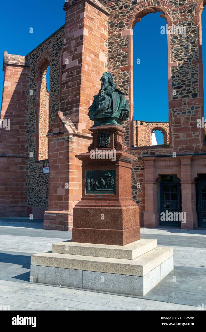 Hanau, Germany - June 25, 2023: Bust of Philipp Ludwig II of Hanau ...