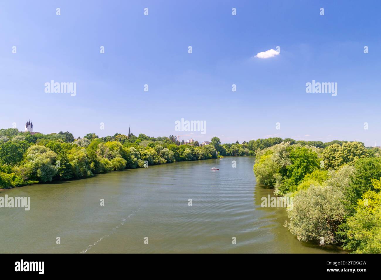 The Main river in Hanau, Germany Stock Photo - Alamy