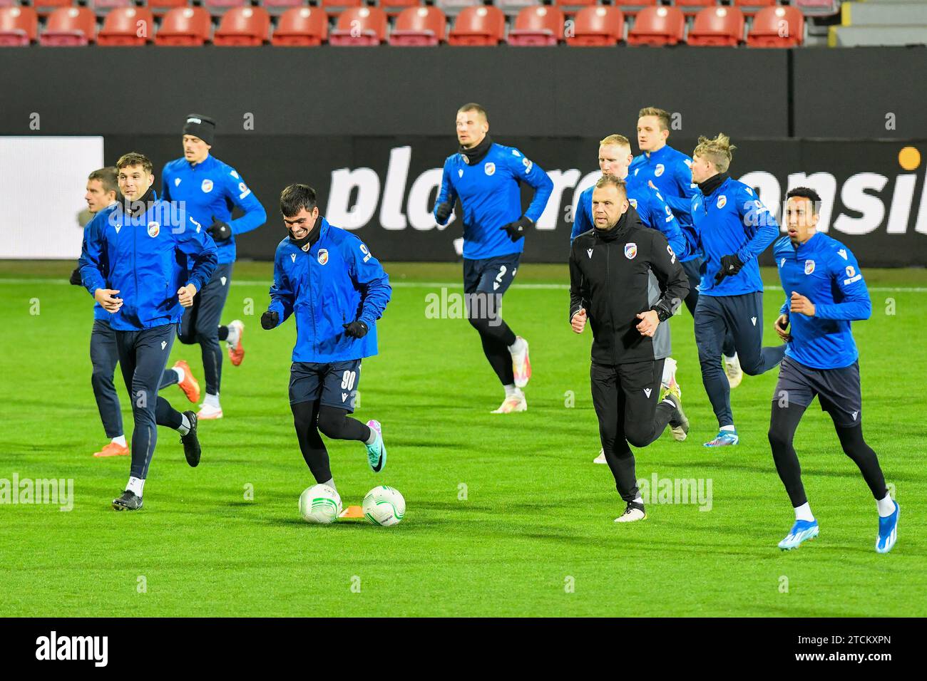 Pilsen, Czech Republic. 13th Dec, 2023. The training session of FC ...