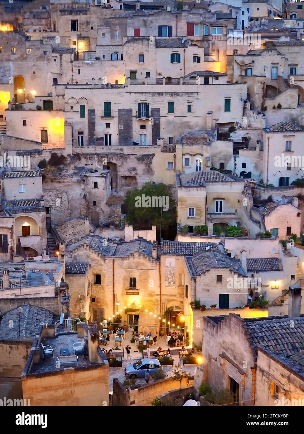 The cascading buildings of Matera, one of the oldest cities in the ...