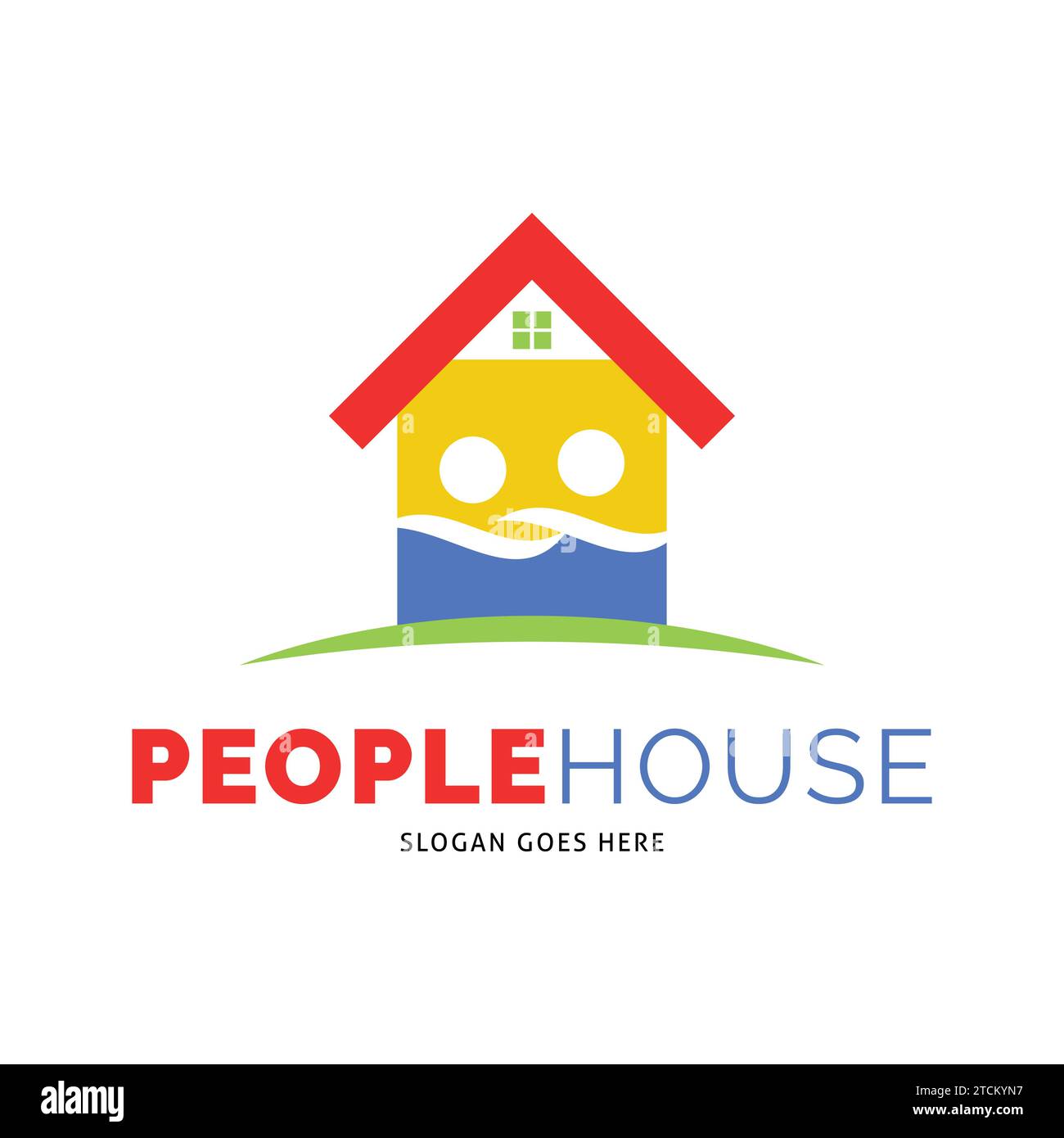 People, Families, Communities, Groups and Teamwork House Icon Vector ...