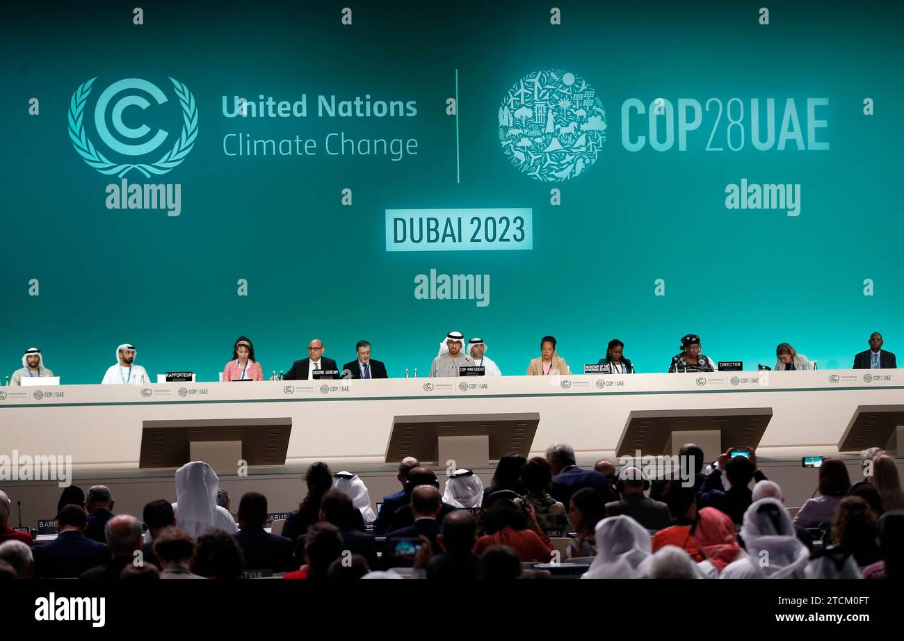 Dubai. 13th Dec, 2023. This photo taken on Dec. 13, 2023 shows a ...